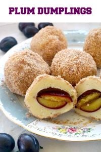 Plum Dumplings - My Gorgeous Recipes