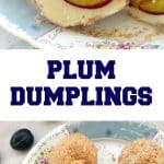 Plum Dumplings - My Gorgeous Recipes