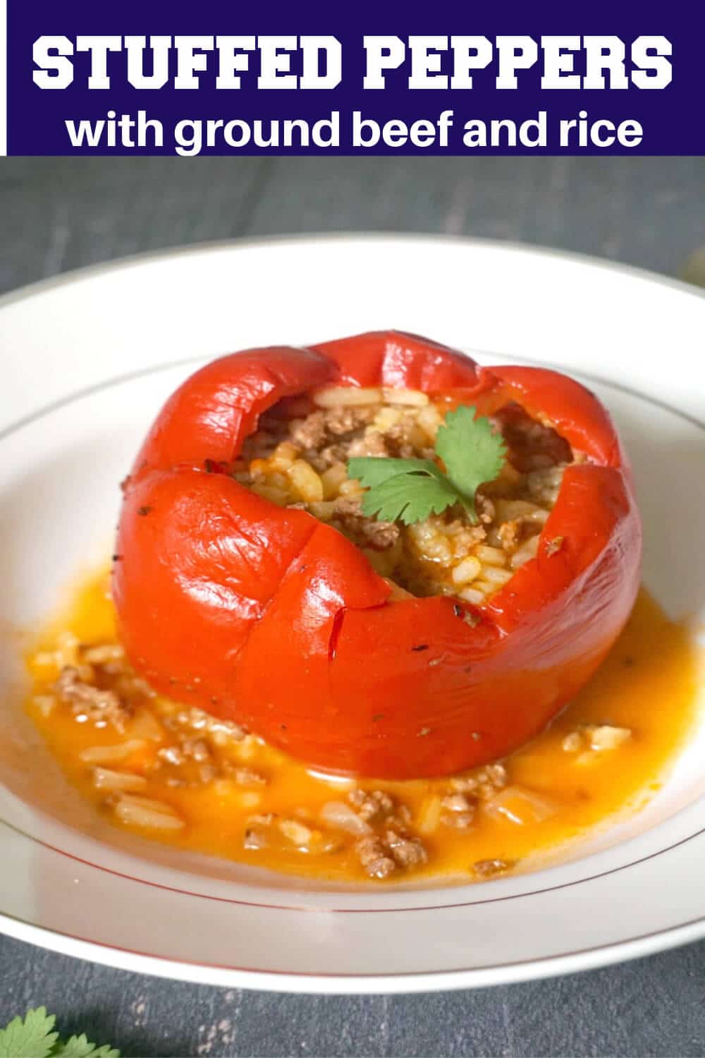Stuffed Peppers with Mince and Rice - My Gorgeous Recipes