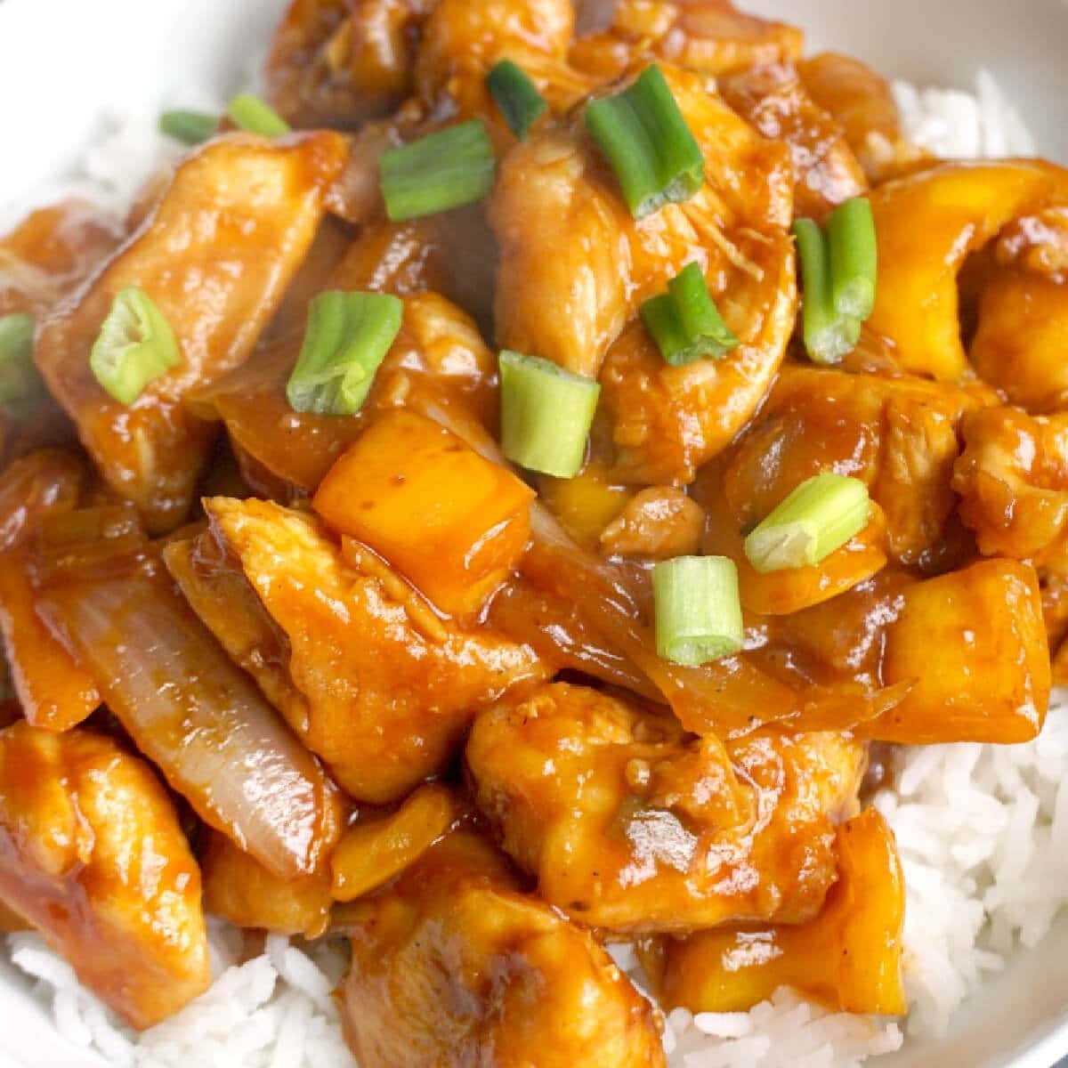 Sweet And Sour Chicken With Rice Recipe