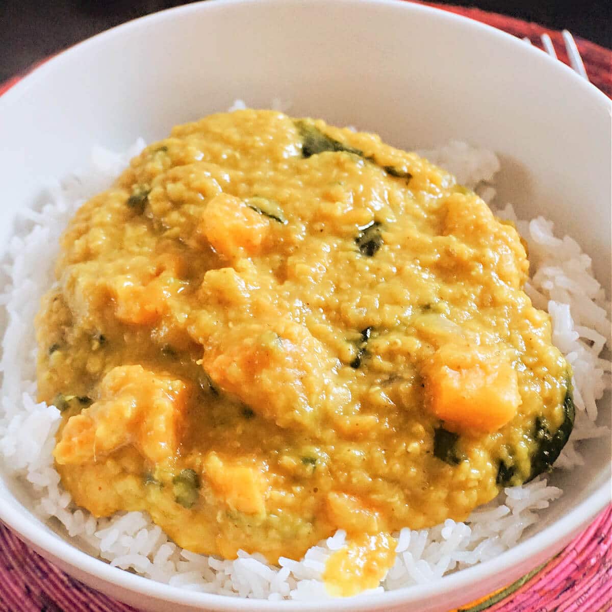 Red Lentil Dahl with Coconut Milk - My Gorgeous Recipes