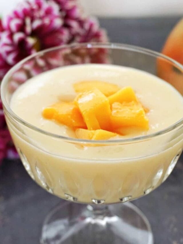 Mango Lassi with Canned Mango Pulp - My Gorgeous Recipes