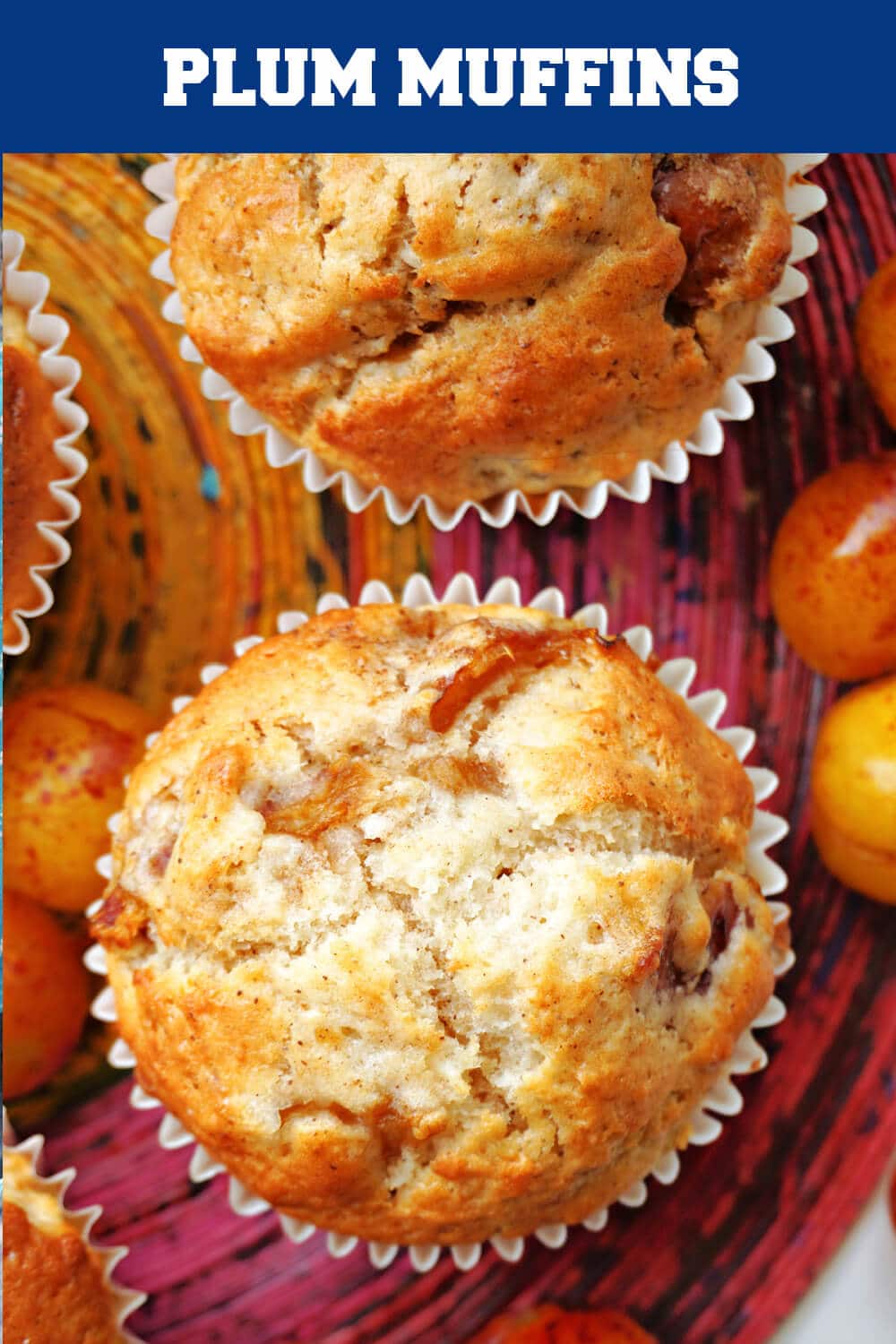 Plum Muffins - My Gorgeous Recipes