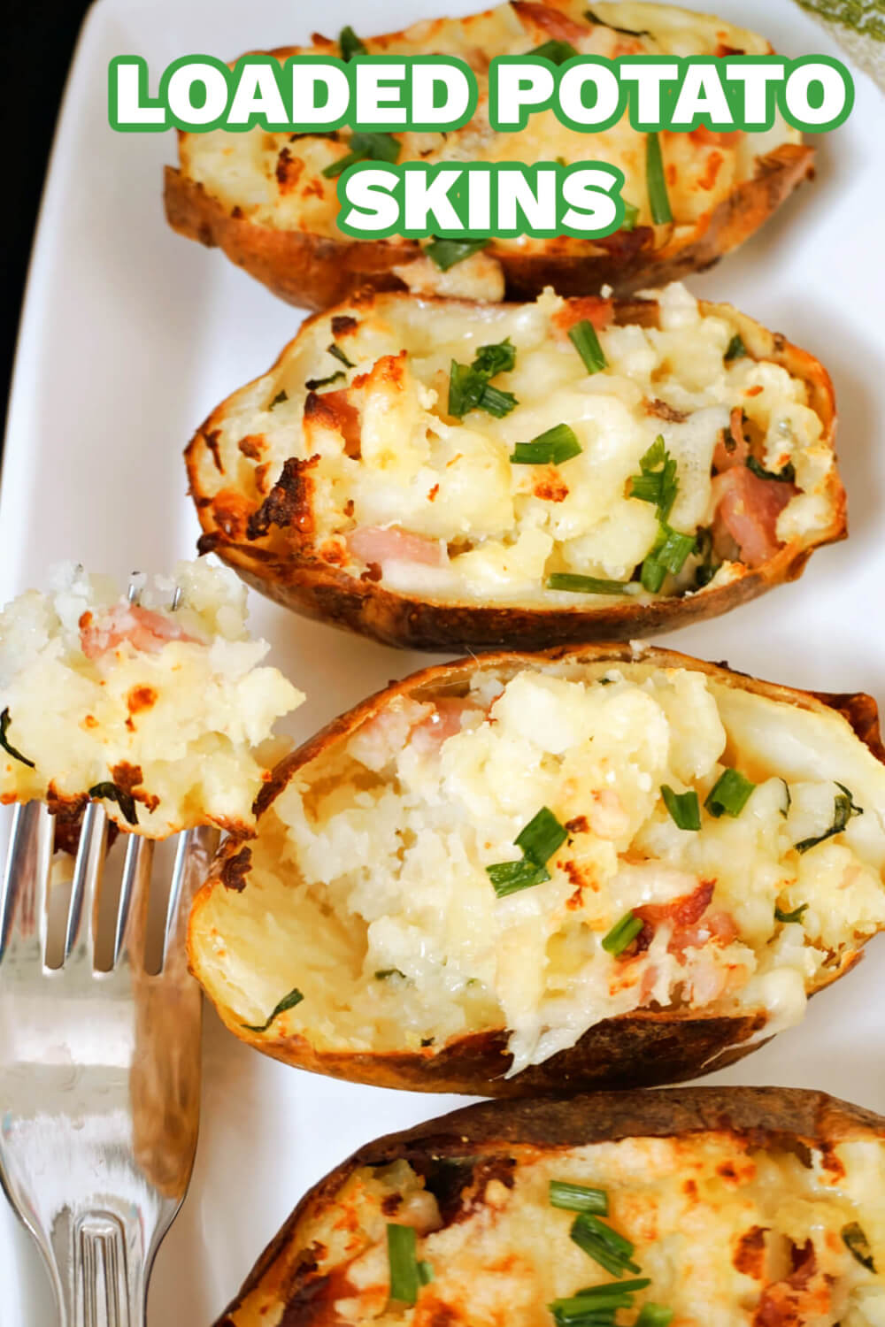 Loaded Potato Skins - My Gorgeous Recipes