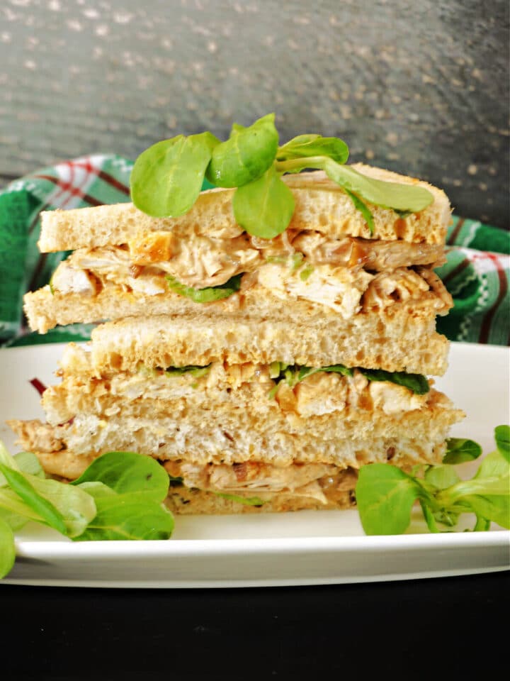 Coronation Chicken Sandwich - My Gorgeous Recipes