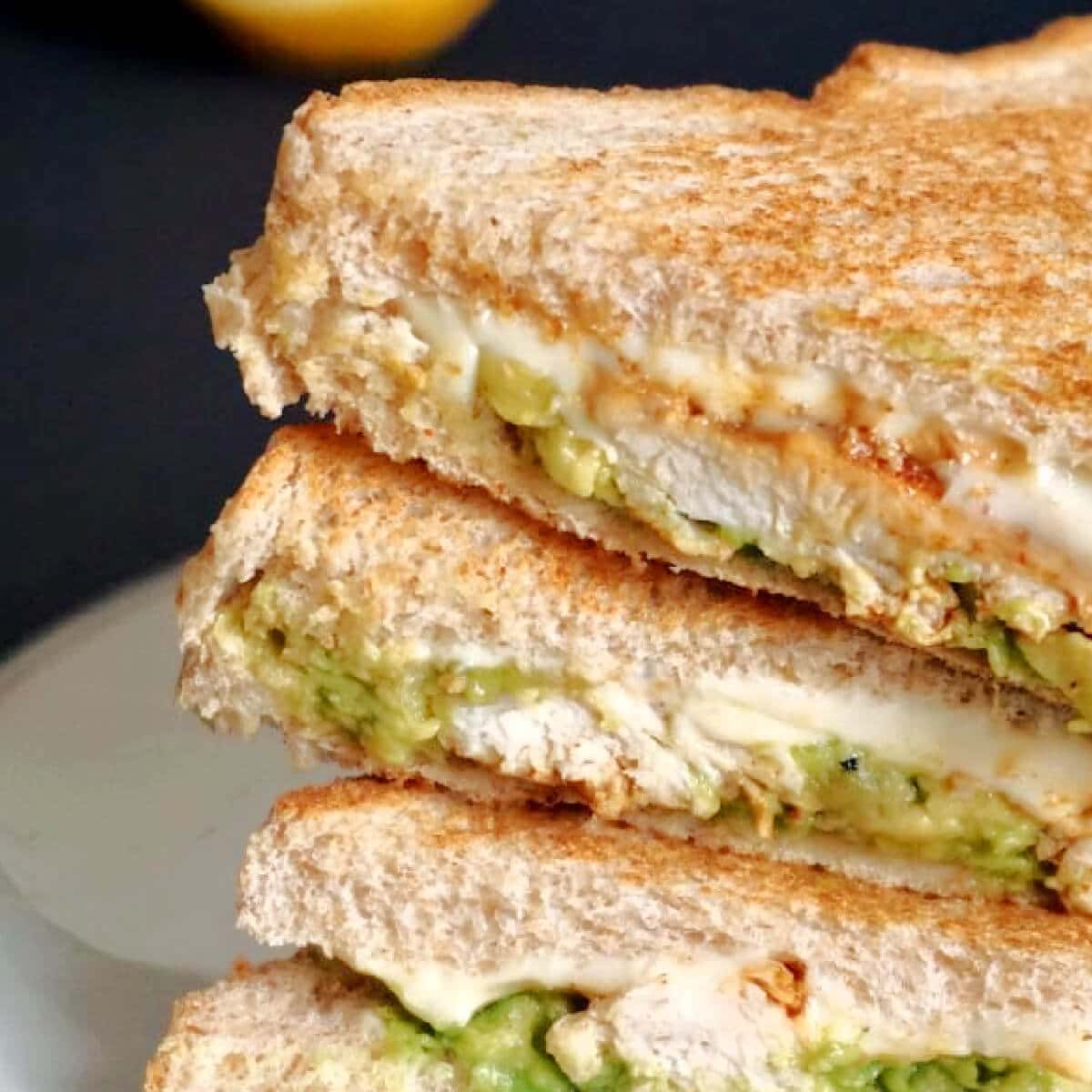 Grilled Chicken Avocado Sandwich - My Gorgeous Recipes