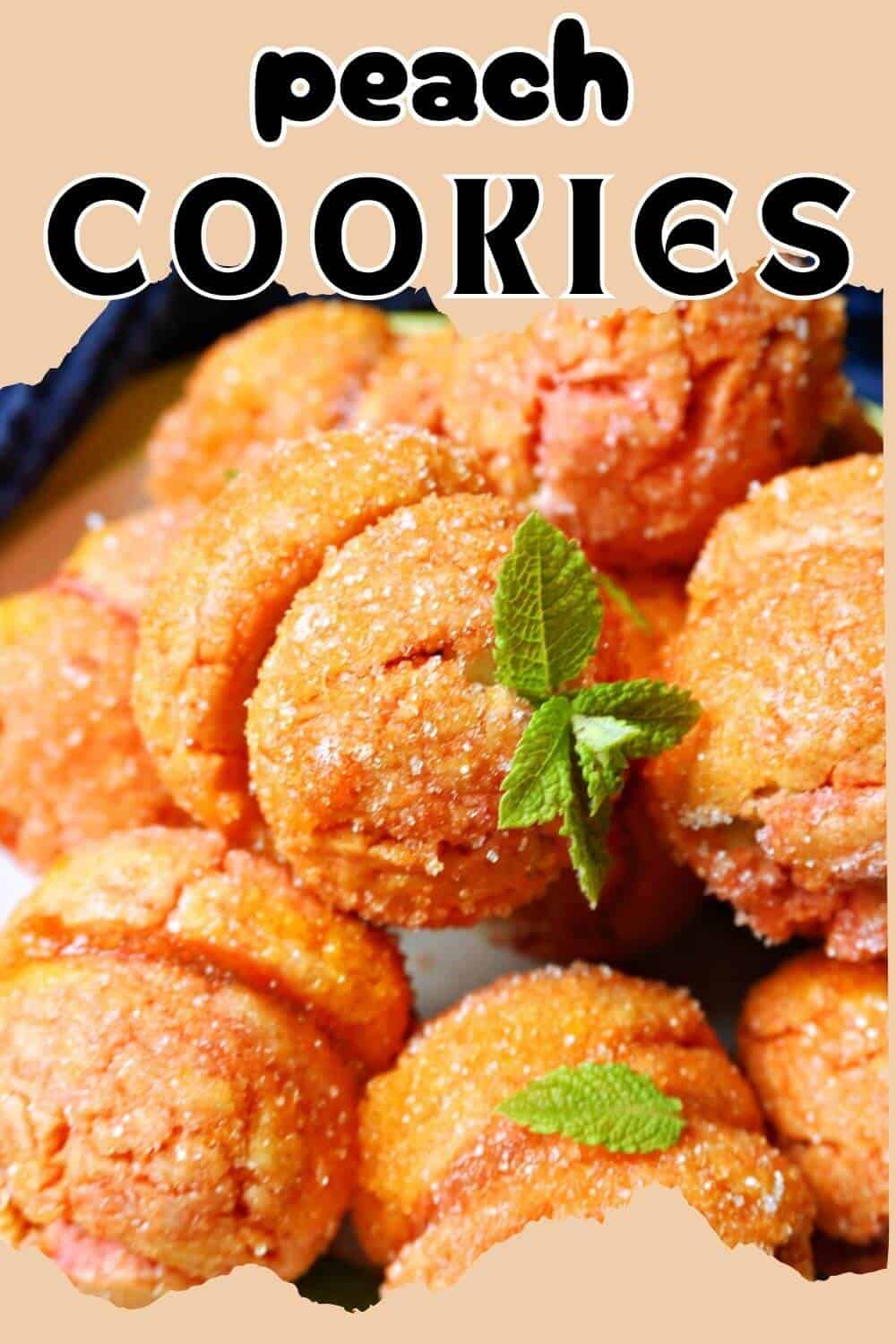 Peach-Shaped Cookies - My Gorgeous Recipes