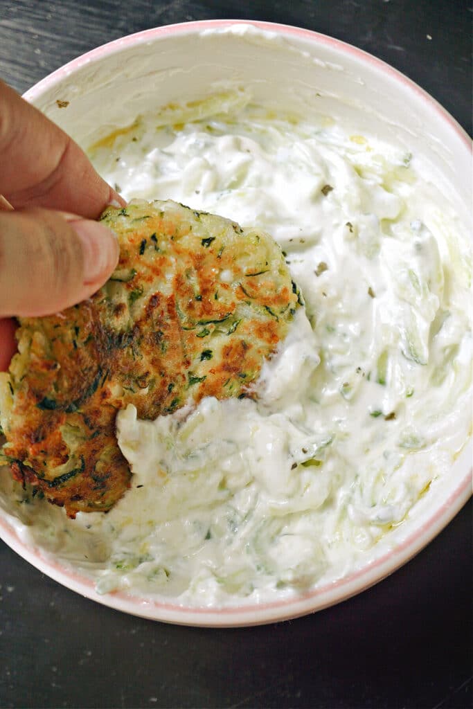 Greek Courgette Fritters - My Gorgeous Recipes
