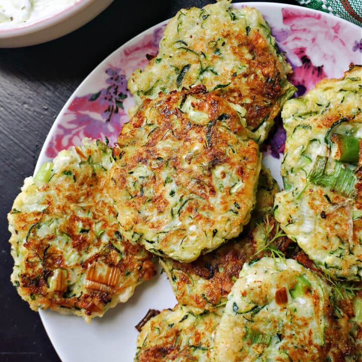 Greek Courgette Fritters - My Gorgeous Recipes