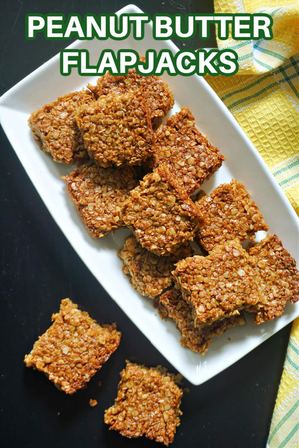Peanut Butter Flapjacks - My Gorgeous Recipes