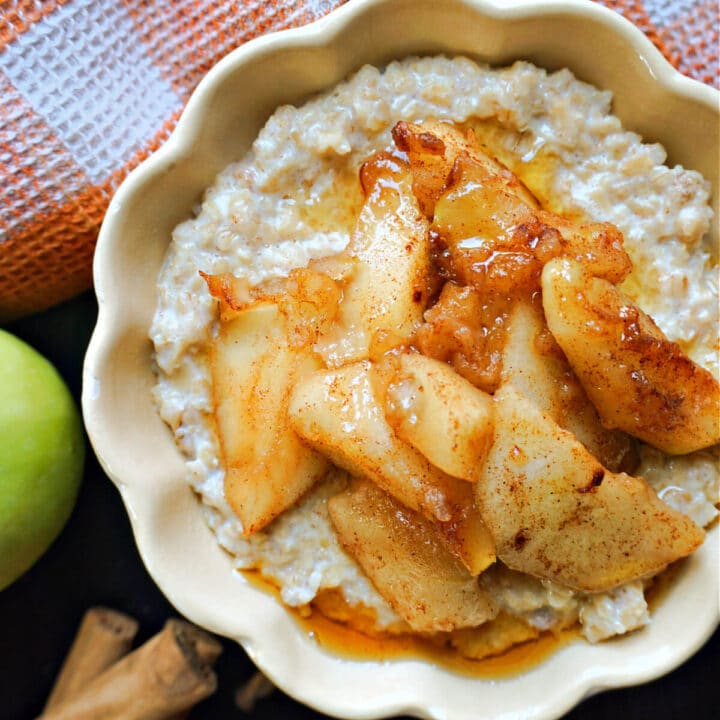 Apple and Cinnamon Porridge - My Gorgeous Recipes