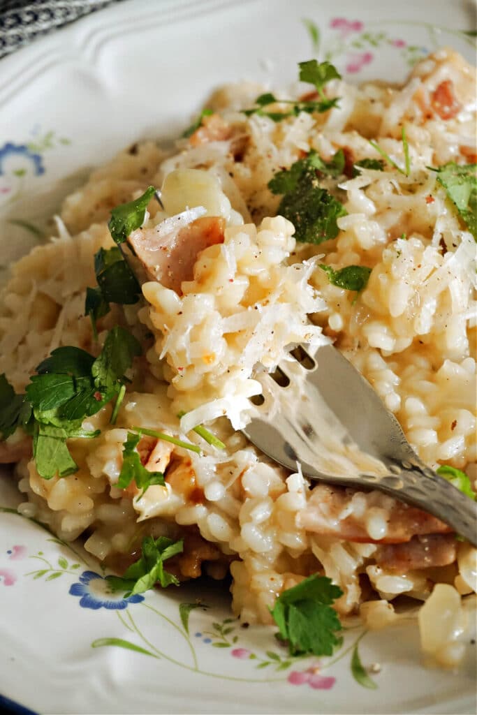 Bacon Risotto - My Gorgeous Recipes