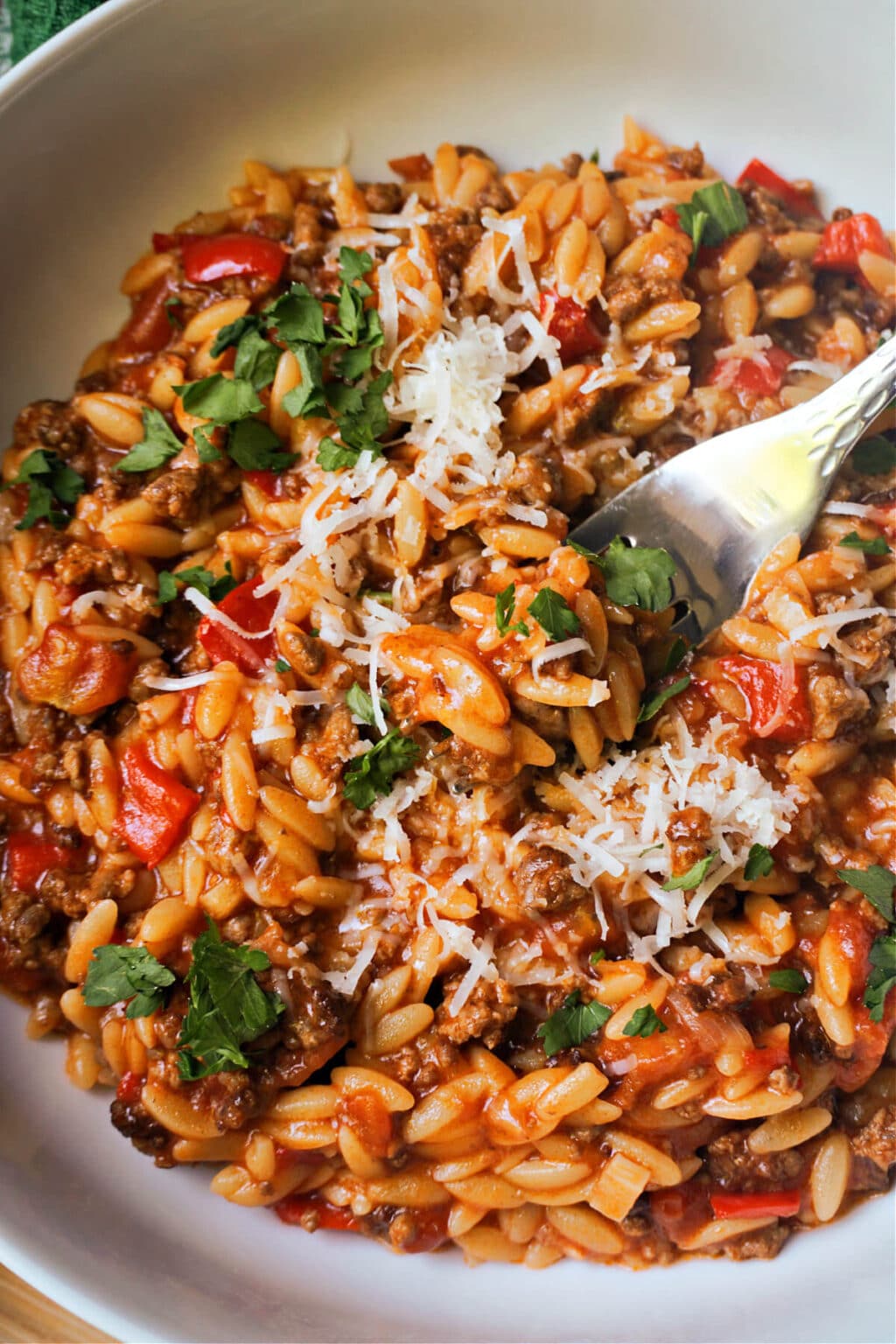One-Pot Beef Orzo - My Gorgeous Recipes