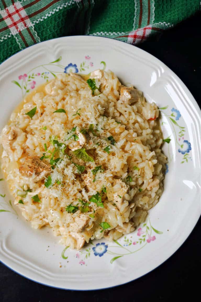 Leftover Turkey Risotto - My Gorgeous Recipes