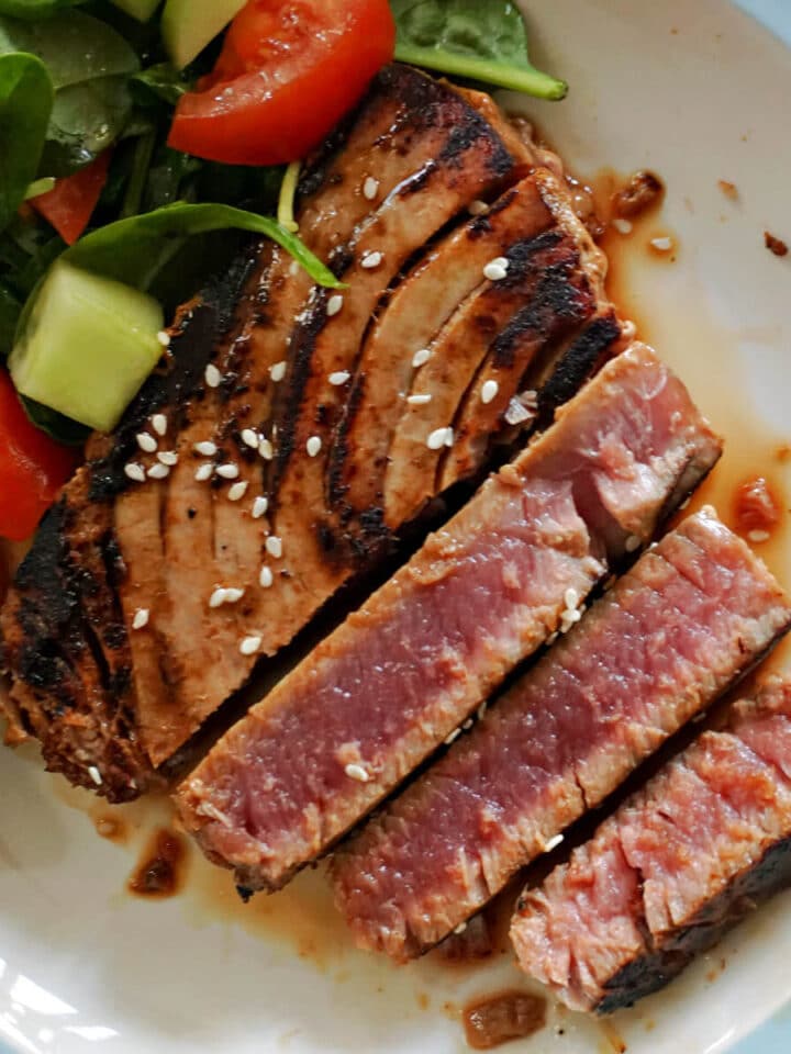 Pan-Seared Tuna Steaks - My Gorgeous Recipes