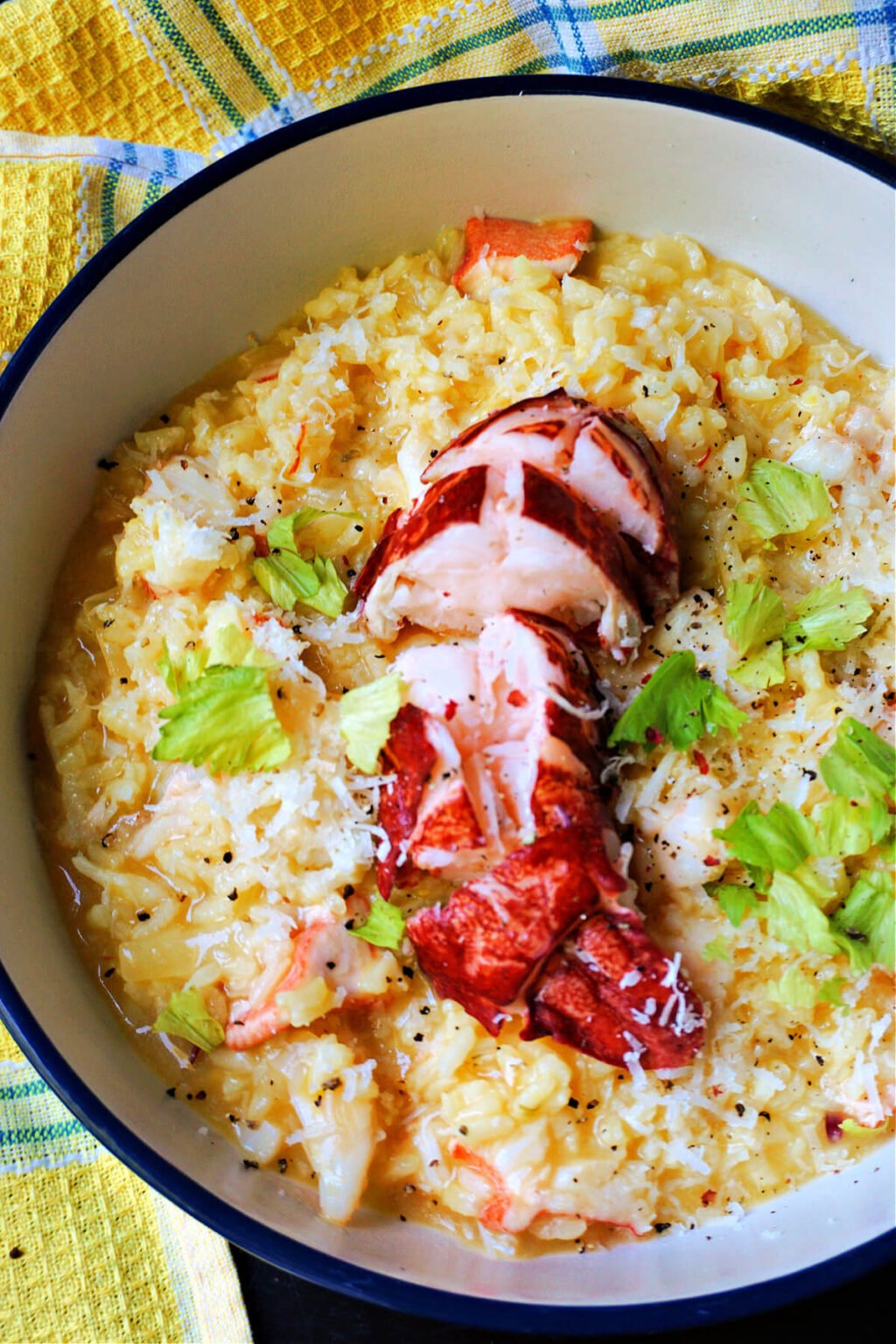 Saffron Risotto with Lobster - My Gorgeous Recipes