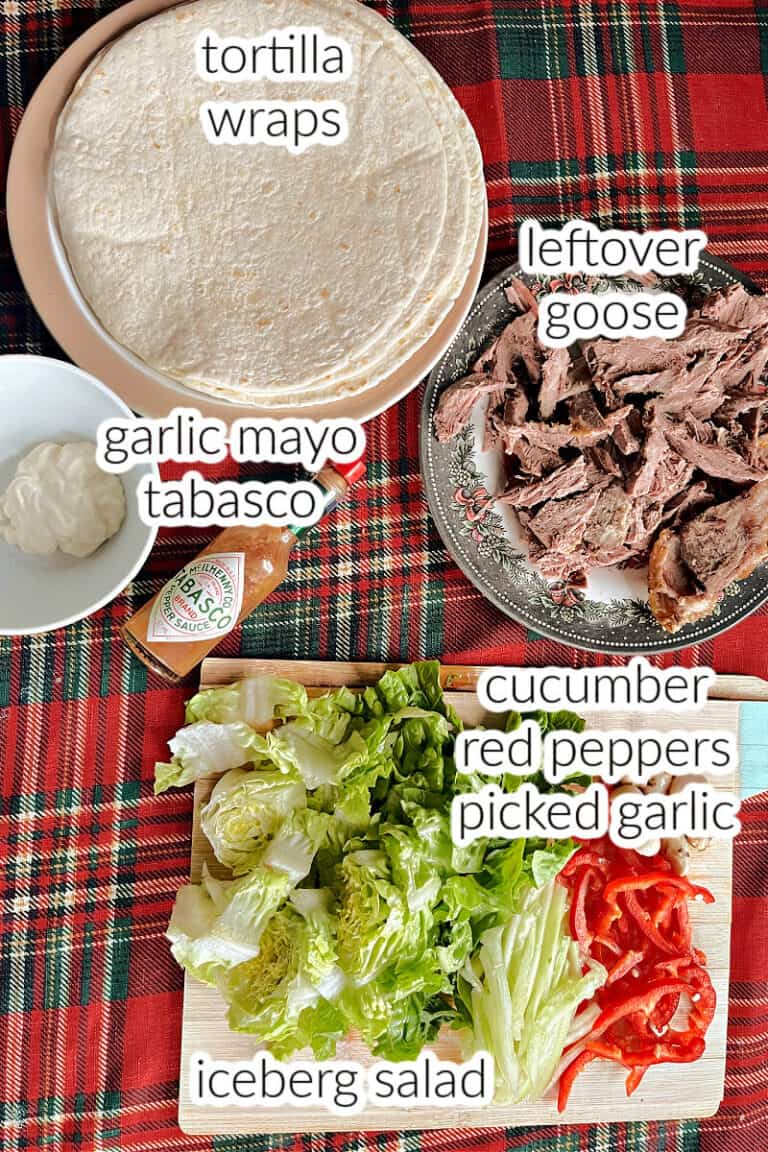 Leftover Goose Wraps - My Gorgeous Recipes