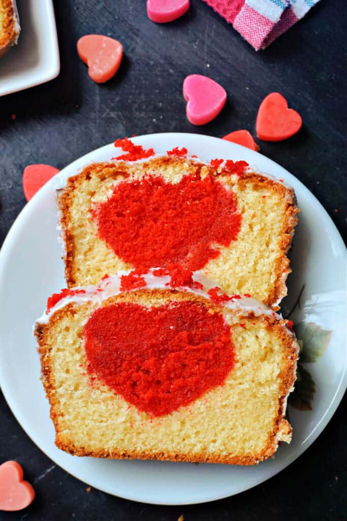 Valentine's Day Hidden Heart Cake - My Gorgeous Recipes