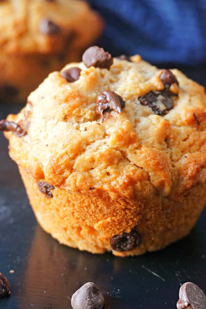 Peanut Butter Chocolate Chip Muffins - My Gorgeous Recipes