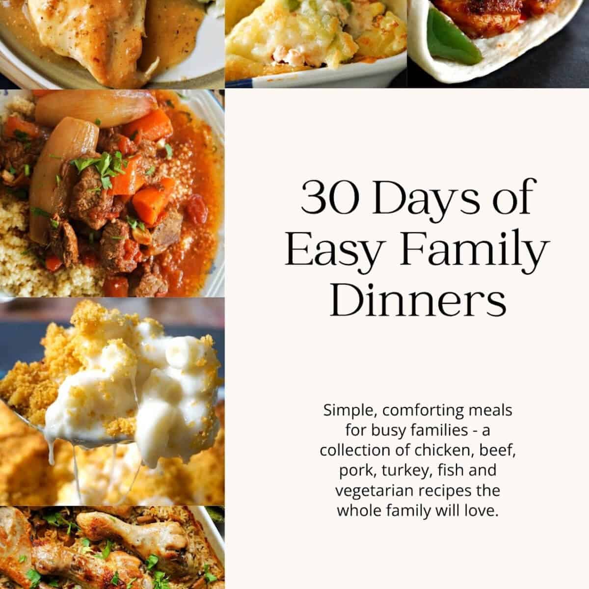 Finally! Easy Dinners for Busy Families - My Gorgeous Recipes