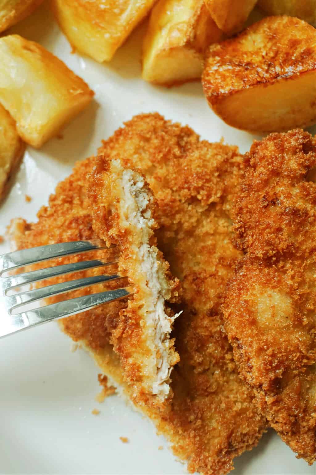 Crispy Breaded Pork Escalope - My Gorgeous Recipes