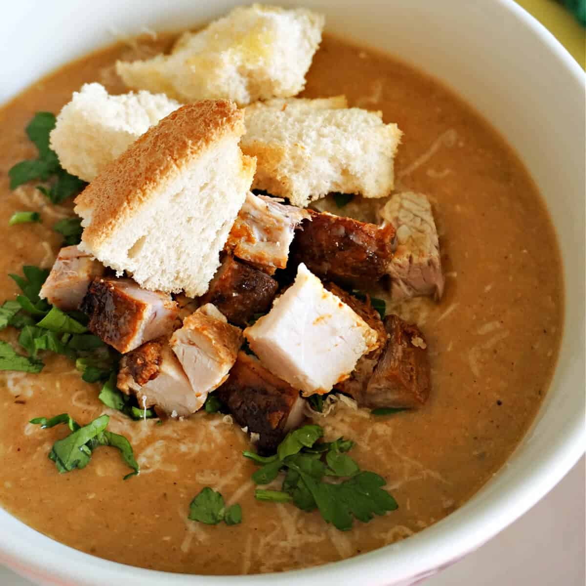 Easy Creamy Roasted Vegetable Soup with Leftover Vegetables - My ...