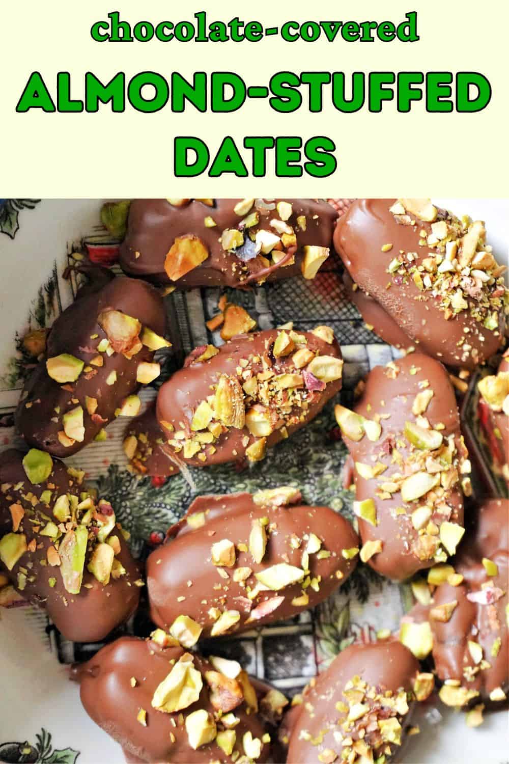 Chocolate-Covered Almond-Stuffed Dates - My Gorgeous Recipes