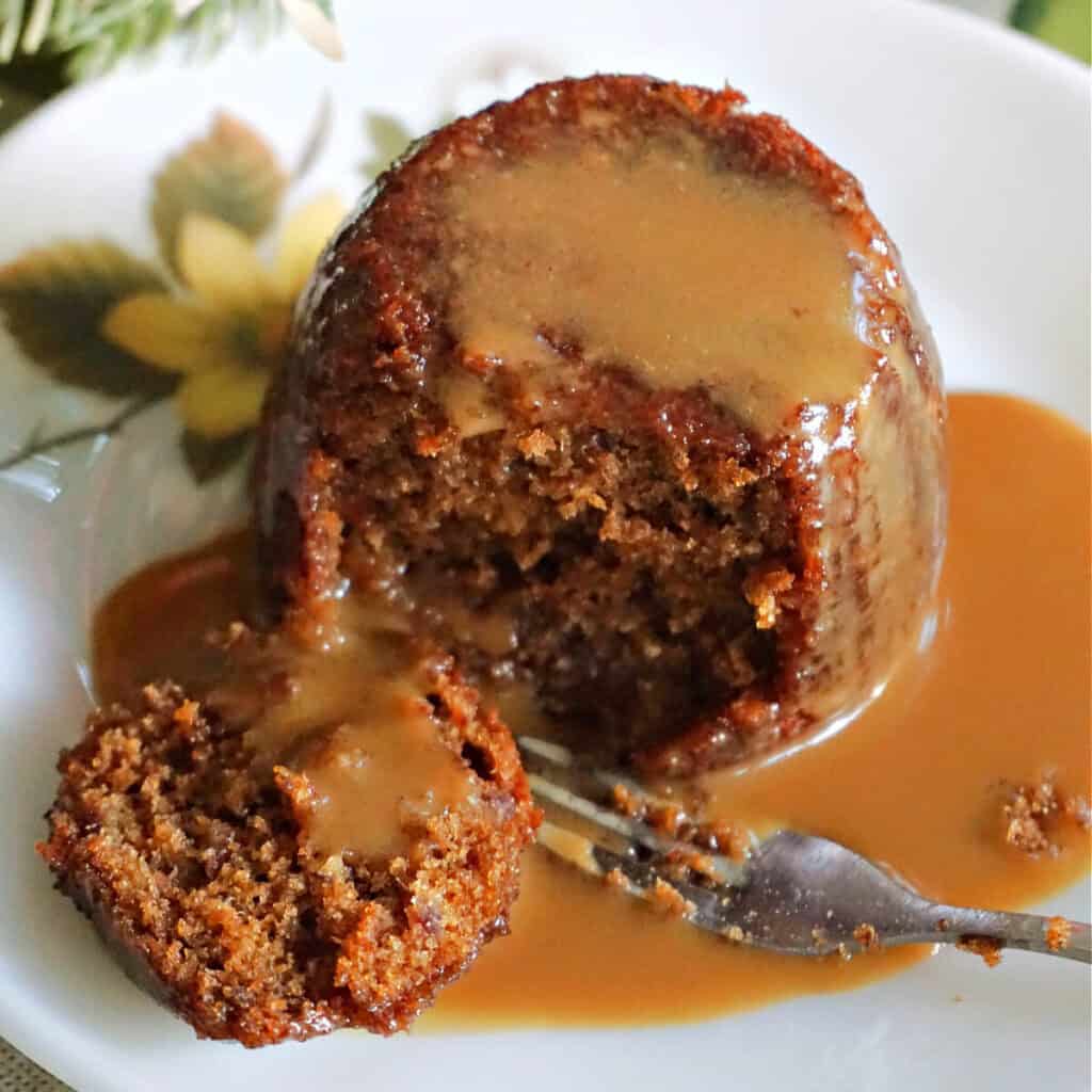 Individual Sticky Toffee Puddings in the Air Fryer - My Gorgeous Recipes