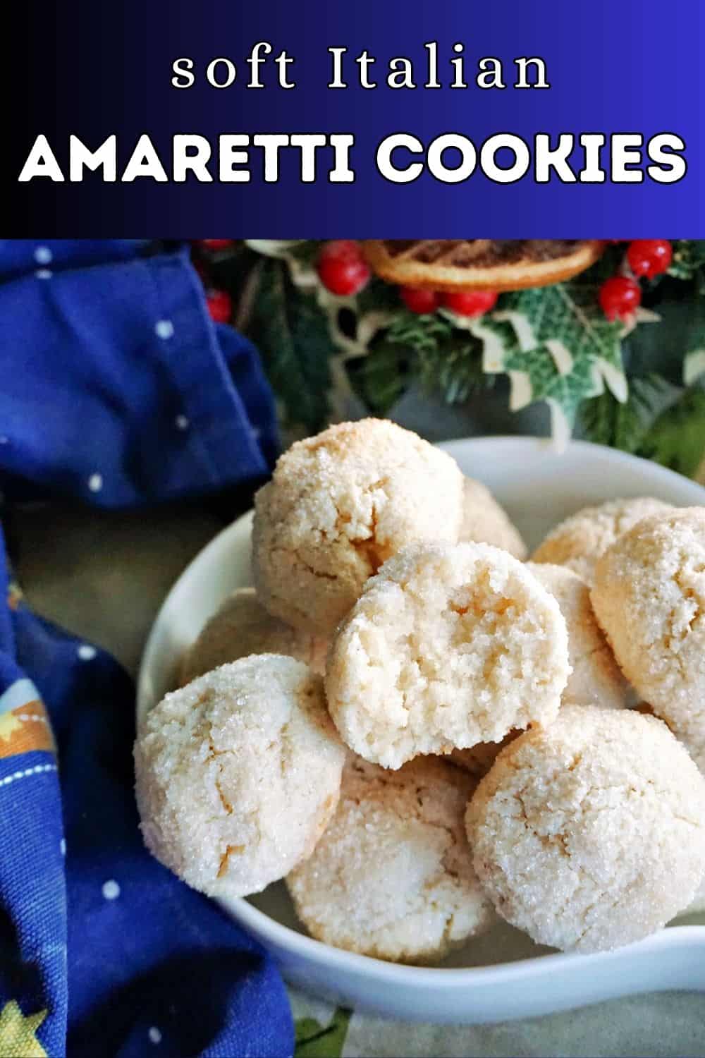 Soft Amaretti Cookies - My Gorgeous Recipes
