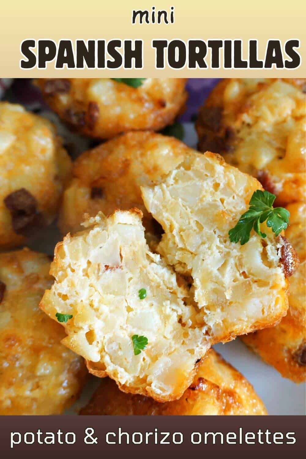 Mini Spanish Tortillas with Chorizo - My Gorgeous Recipes